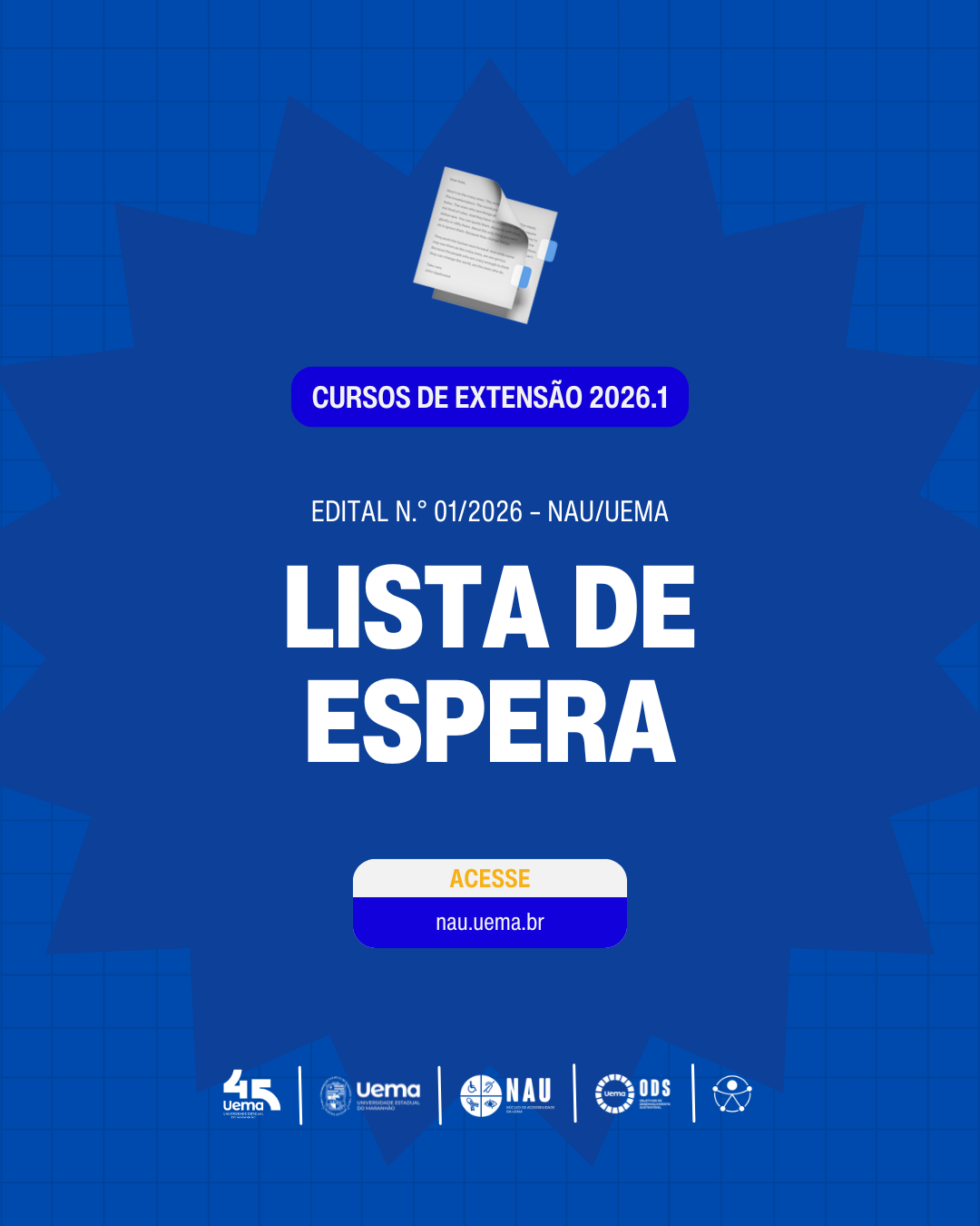 Núcleo de Acessibilidade da Uema | NAU publica lista de espera ...